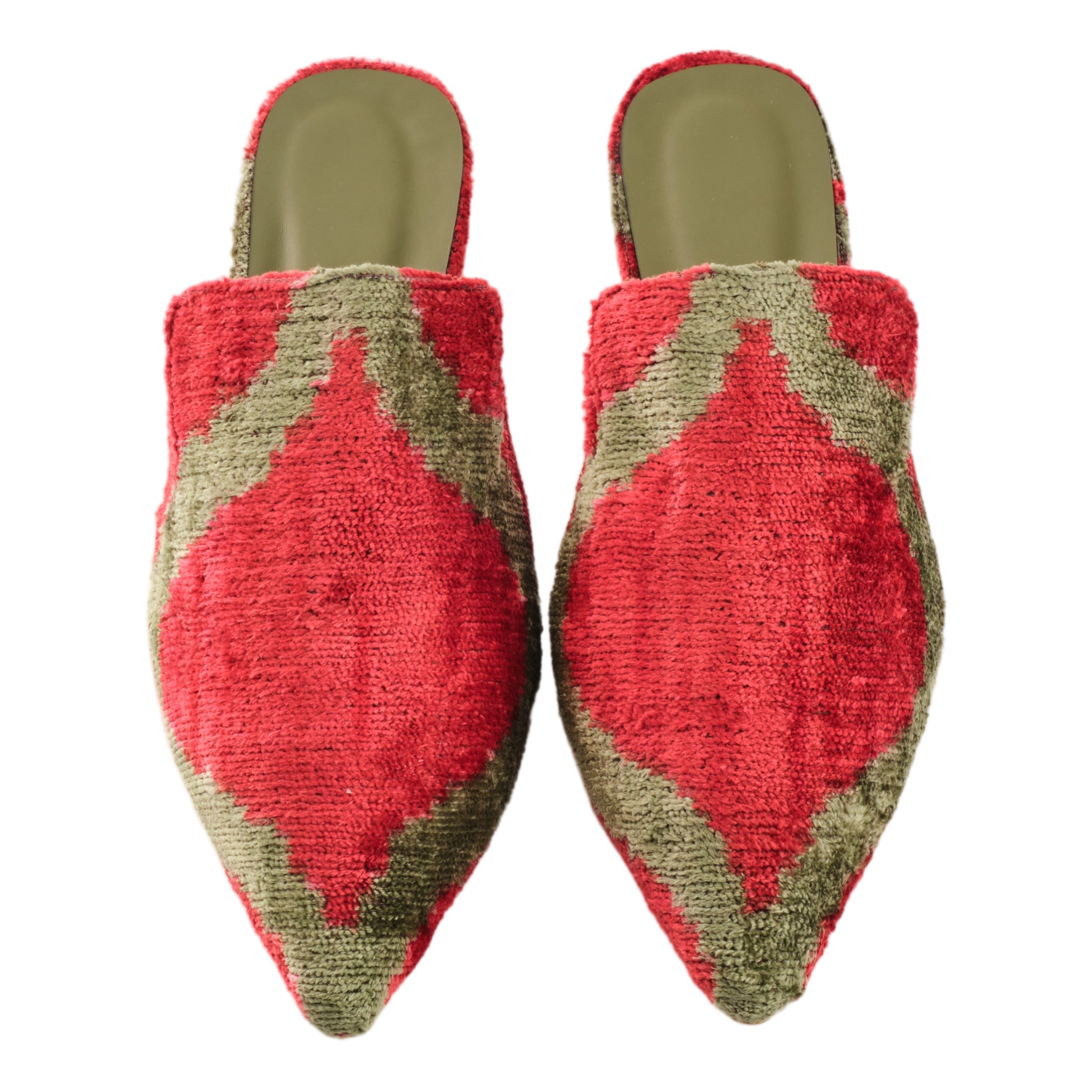 JENA Tomato Red Mules